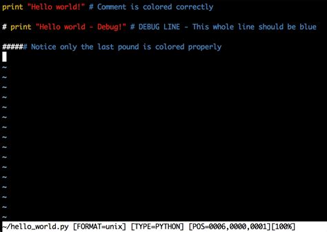 使用Python的VIM Multiple 不要被着色为注释 腾讯云开发者社区 腾讯云