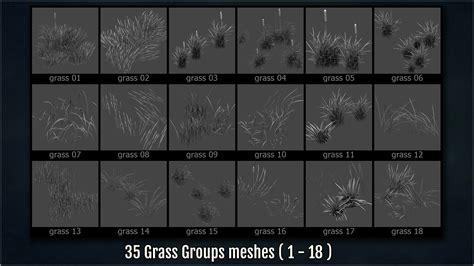 Herbs And Grass Maker For Blender 200 Meshes Blender Market