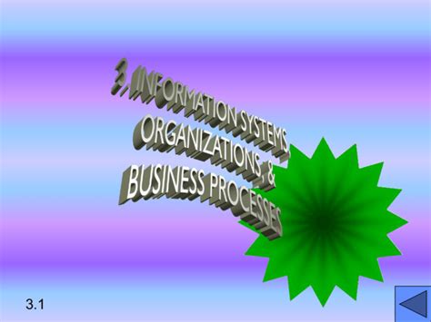 3 Information Systems Organizations And Management