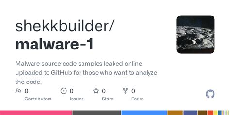 Github Shekkbuilder Malware 1 Malware Source Code Samples Leaked Online Uploaded To Github