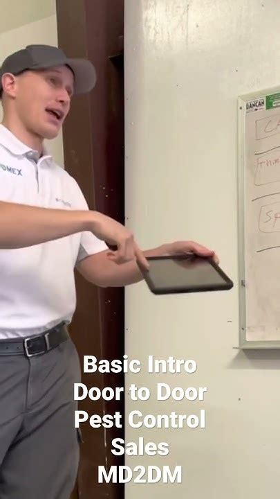 Basic Pest Control Sales Intro For Door To Door Sales Youtube