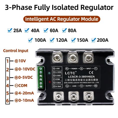 380V 25A 40A 60A 100A 150A 200A trójfazowy w pełni izolowany ...