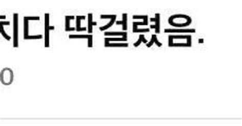 마누라 사기치다 딱 걸린 썰