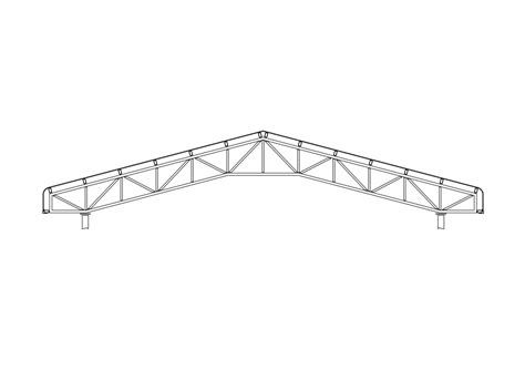 Free Truss Ceiling Section Cad Block Dwg Dxf Pdf Format Freecads