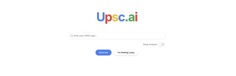 Upsc Cseai Get 360˚ Analysis Of Any Upsc Topic