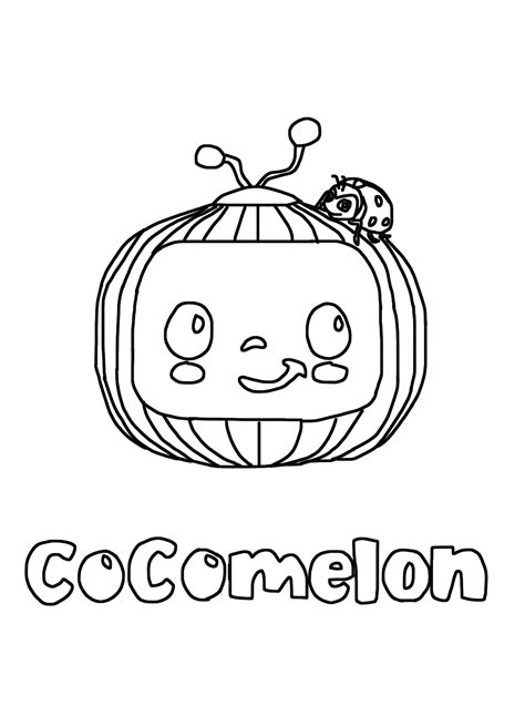 Cocomelon Coloring Page Printable