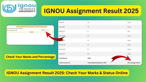 Ignou Assignment Status Check 2025 A Complete Guide