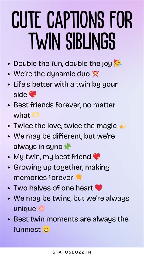 150 Twin Captions And Quotes For Instagram Statusbuzz