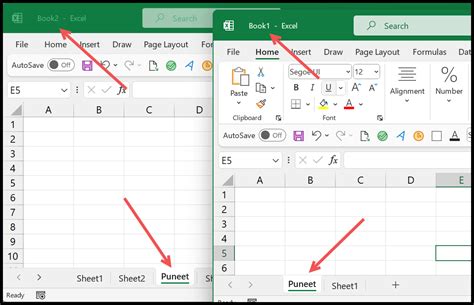 Excel에서 스프레드시트를 복사이동하는 방법은 무엇입니까
