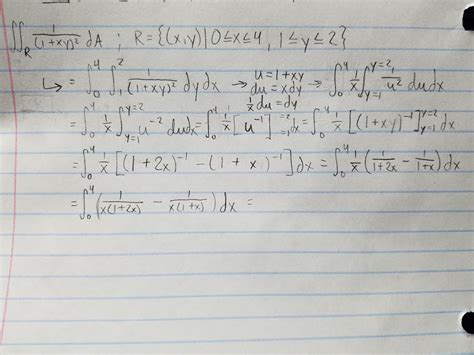 [calculus] stuck solving a double integral r learnmath