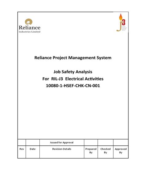 Jsa For Electrical Activities Pdf Crane Machine Welding