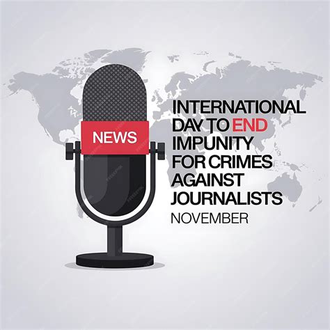 International Day to End Impunity for Crimes Against Journalists design for November awareness ...