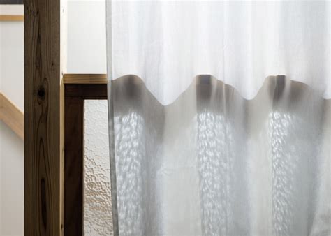 Curtains Replace Walls Inside Renovated Osaka Townhouse
