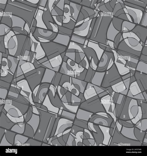 Grayscale Abstarct Geometric Background Stock Vector Image And Art Alamy