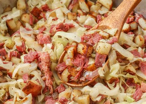 Cabbage And Corned Beef Hash Barefeet In The Kitchen