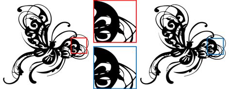 Vrf From A Vector Graphics The Left And Rigth Are The Original Input