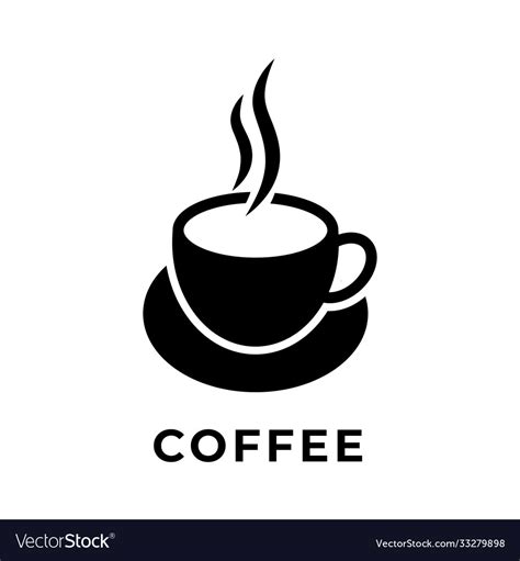 Coffee Cup Icon Design Royalty Free Vector Image