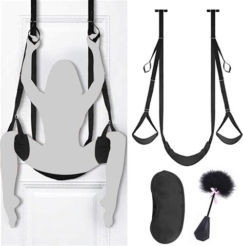 Amazon Com Door Sex Swing With Feather Tickler And Eye Mask Sex Furniture Adult Love Swing