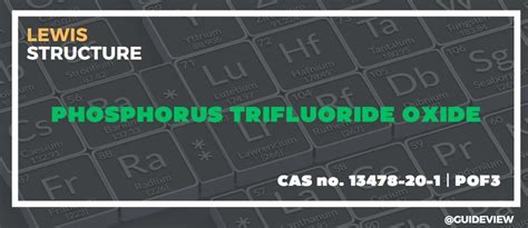 What Is The Lewis Structure Of Phosphoryl Trifluoride
