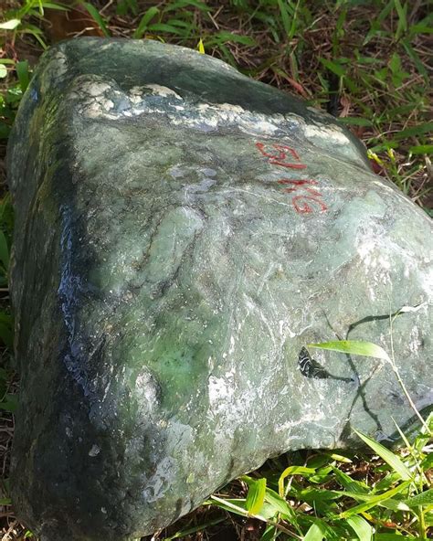 Uncut Jade Boulder 51 Kg