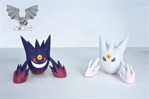 1 20 Scale World Zukan Mega Gengar And Mega Gyarados Pokemon Resin