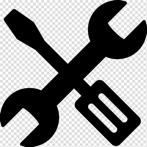 Mechanical Engineering Logo Tool Spanners Maintenance Line Symbol