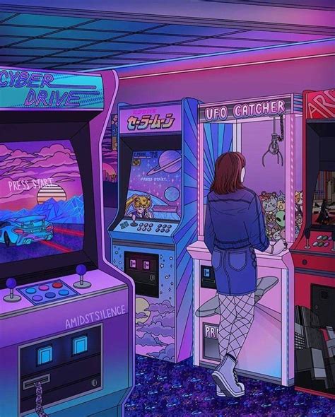Pink Retro Gamer Girl Aesthetic Wallpapers Wallpaper Cave