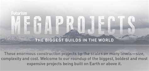 Infographic The Worlds Largest Megaprojects Under Construction