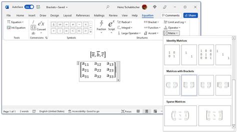 How to Insert Square Brackets ( [ ] ) in Word - La De Du