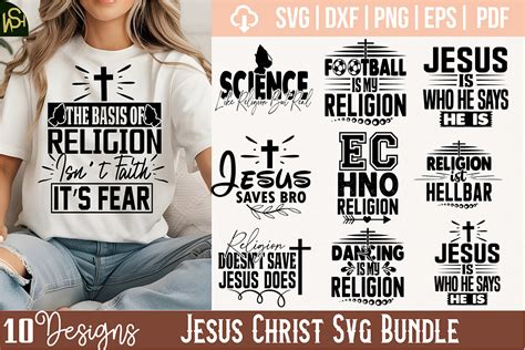 Jesus Christ Svg Bundle Graphic By Wishessvghop · Creative Fabrica
