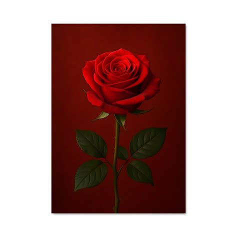 Incandescent Rose Poster Aesthetic Posters