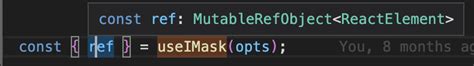 useimask broken `ref` types · issue 646 · unmanner imaskjs · github