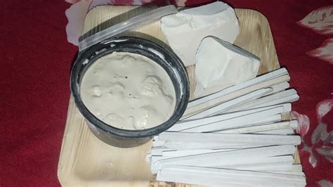 Slate Pencil Nd White Chalk With Paste Crunch Asmr Mukbang Softcrunch Mukbang Food Youtube