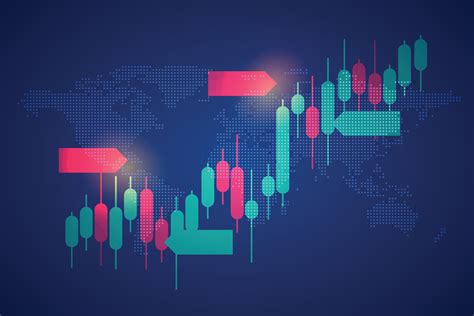Stock Market Online Trading Chart Candlestick Nalysis Concept Graph