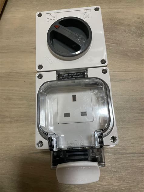Abb Weatherproof Power Socket Furniture And Home Living Home