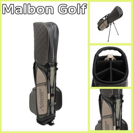 【malbon Golf】home On The Range Caddy Bag ★送料・関税込★ Malbon Golf キャディーバッグ