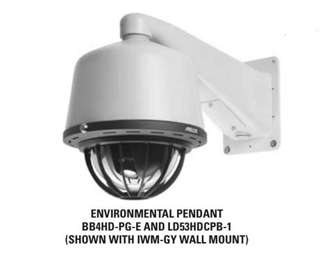 Pelco Bb4hd Pg E Pendant Heavy Duty Spectra Iv Back Box Discontinued
