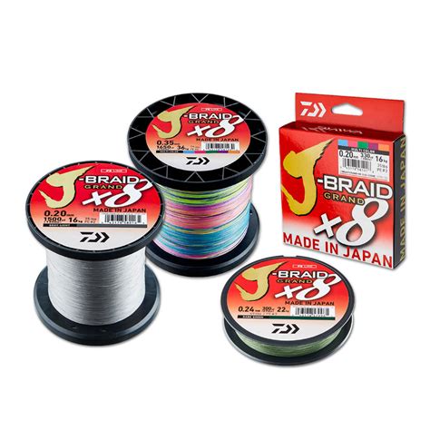 J Braid X8 Grand Daiwa Italy Wires Braids Feel Alive