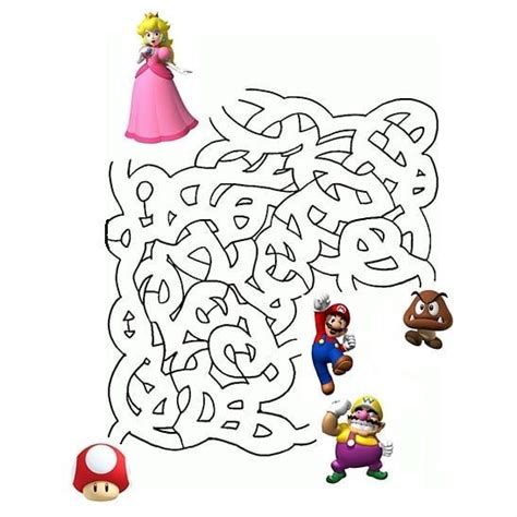 Laberintos Para Niños De Mario Bros 2022 Laberintos Para Niños