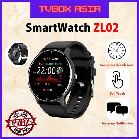 🔥Ready Stock🔥ZL-02 Smart Watch Sport Fitness Running Tracker SpO2 Heart ...
