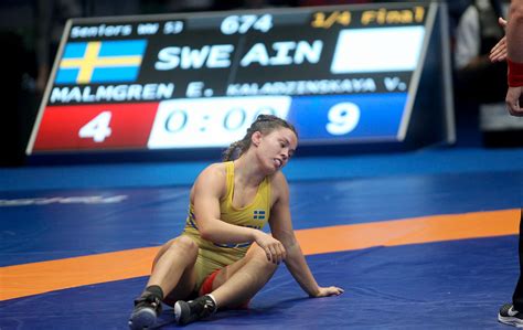 Jonna Malmgren Missade Vm Brons • Brottning