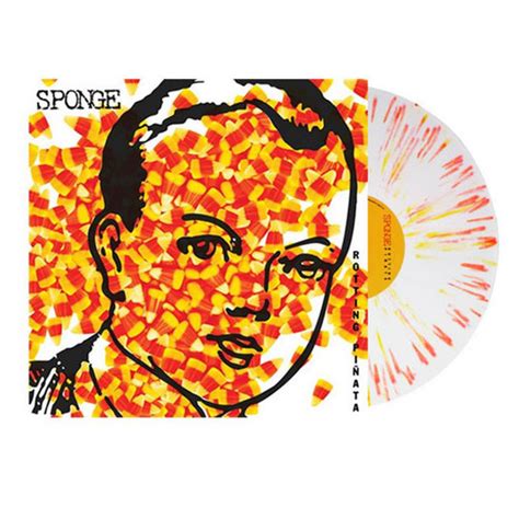 Sponge Rotting Pinata 180g Lp White Wyellow And Orange Splatter Vinyl