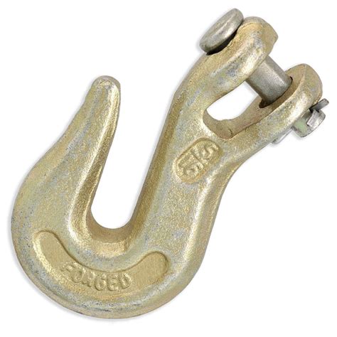 Grade 70 Clevis Grab Hook For Transport Use Yellow Chromate
