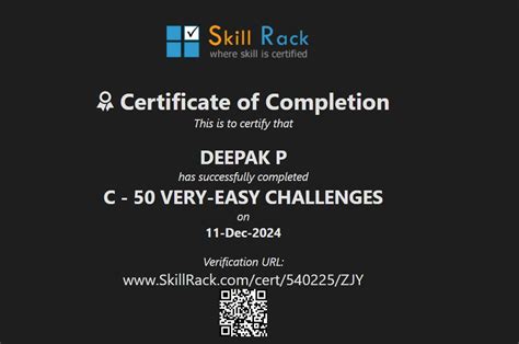 Deepak P On Linkedin Skillrack Codingjourney Problemsolving Learningandgrowth