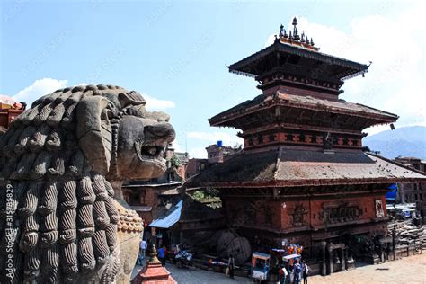 Krishna Mandir Was Built In Malla Ruler Siddhi Narsingh Malla Stock