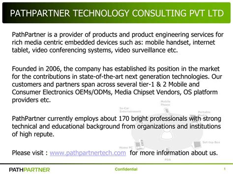 Ppt Pathpartner Technology Consulting Pvt Ltd Powerpoint Presentation