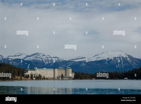 Fairmont Chateau Hotel At Lake Louise In Banff National Park Canada