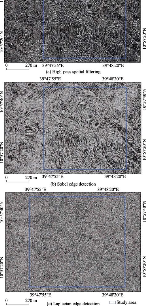 Map Showing Different Linear Features After Applying High Pass Spatial Download Scientific