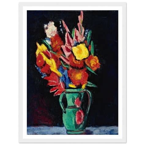 Still Life With Flowers Art Print Marsden Hartley Quipham Collections