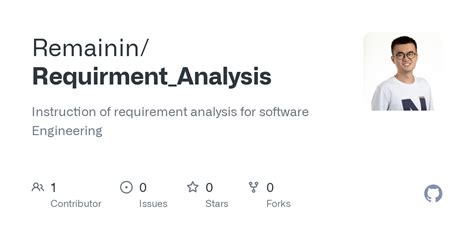 Github Remaininrequirmentanalysis Instruction Of Requirement